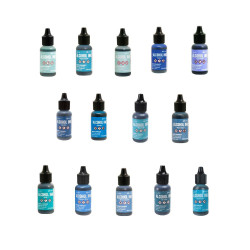 Alcohol Ink Blue Tones - 14ml | Ranger Inks | Metal Clay Ltd