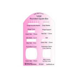 Pam East Large Rounded Square Box Template | Shape Templates | Metal ...