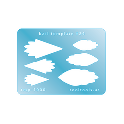Bail Template - 24 | Shape Templates | Metal Clay Ltd