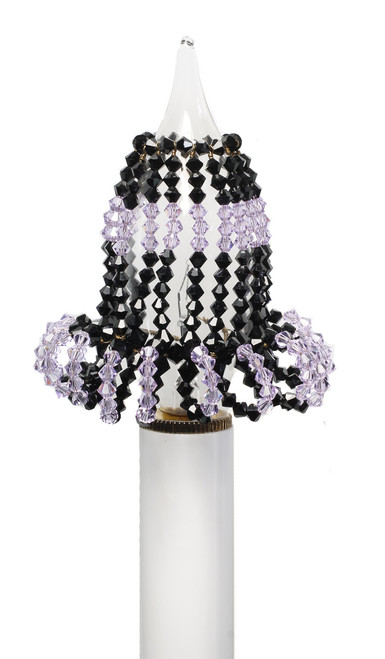 BEADED BULB COVER • CHANDELIER CANDLE COVERS • KAREN CURTIS