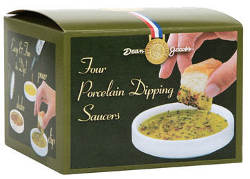 Porcelain Bread Dipping Saucers