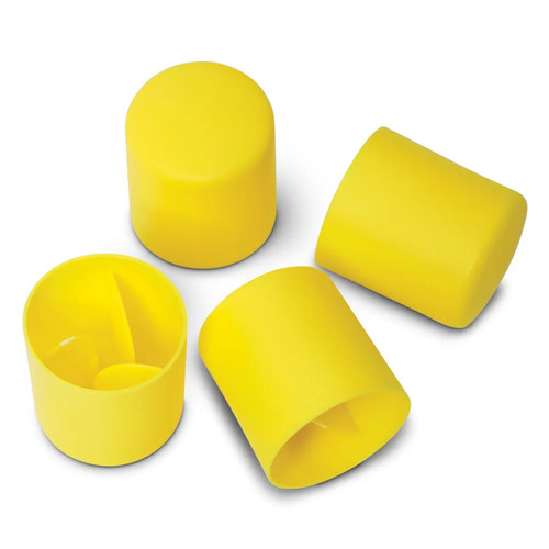 Yellow Star Post Caps - Pack Of 100 | SAYKA