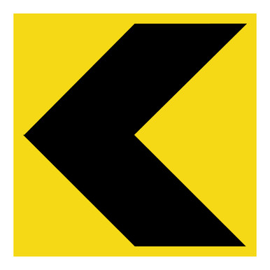 Temporary Hazard Marker - Multi Message Sign - VIC - 600 x 600mm | SAYKA