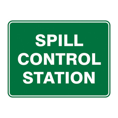 Emergency Sign - Spill Control Station - SAYKA