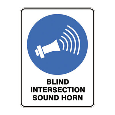 Mandatory Sign - Blind Intersection Sound Horn | SAYKA