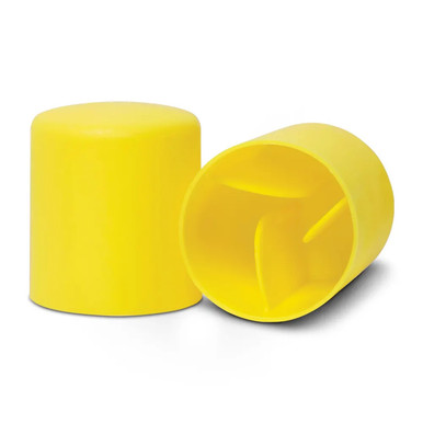 Yellow Star Post Caps - Pack Of 100 | SAYKA