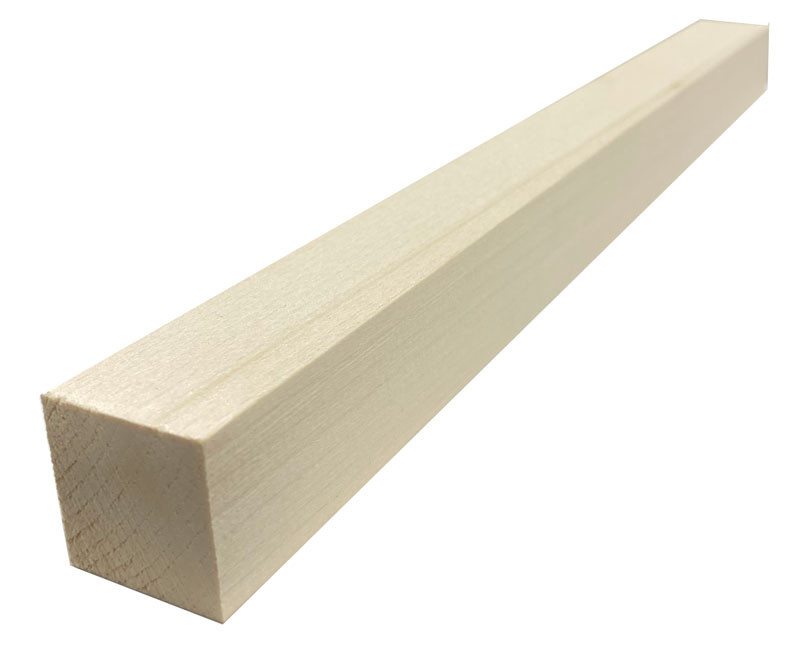 1" x 1" x 12" Basswood Practice Block