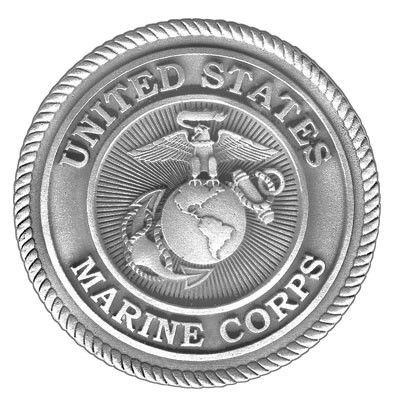 MARINES PEWTER MEDALLION - TreelineUSA