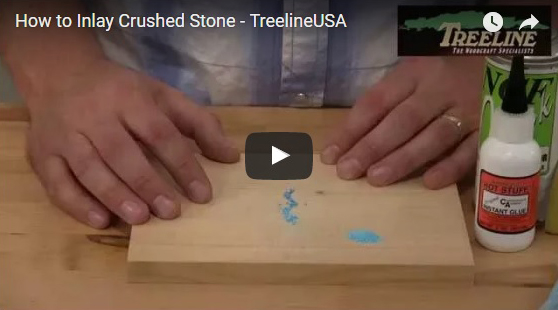 HOW TO INLAY CRUSHED STONE - TreelineUSA