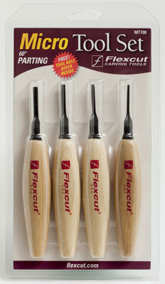 Flexcut Micro 60 Degree V Tool Set - TreelineUSA