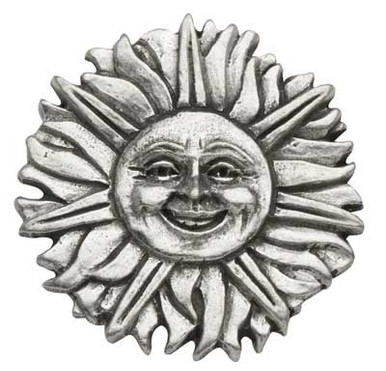 Sunface Pewter Medallion