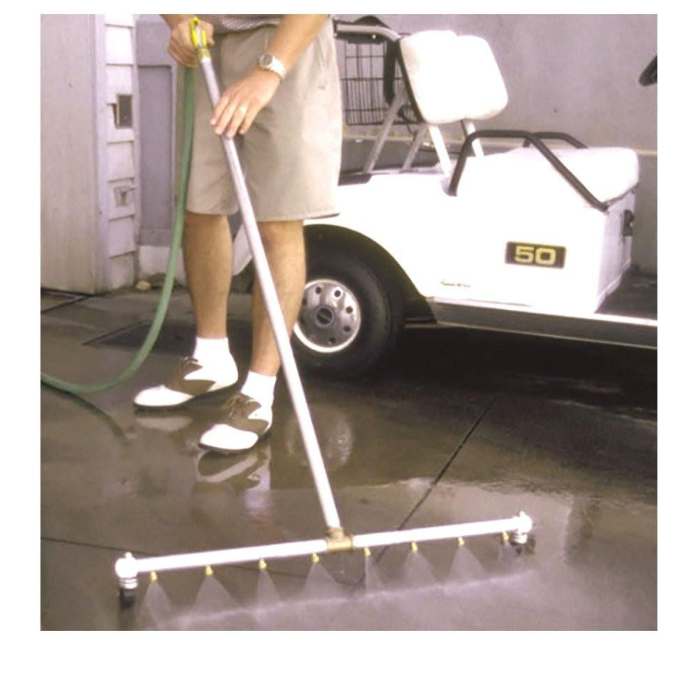 Midwest Rake 48" Jet Blast Water Broom with 12 Nozzles - The Weeders Digest
