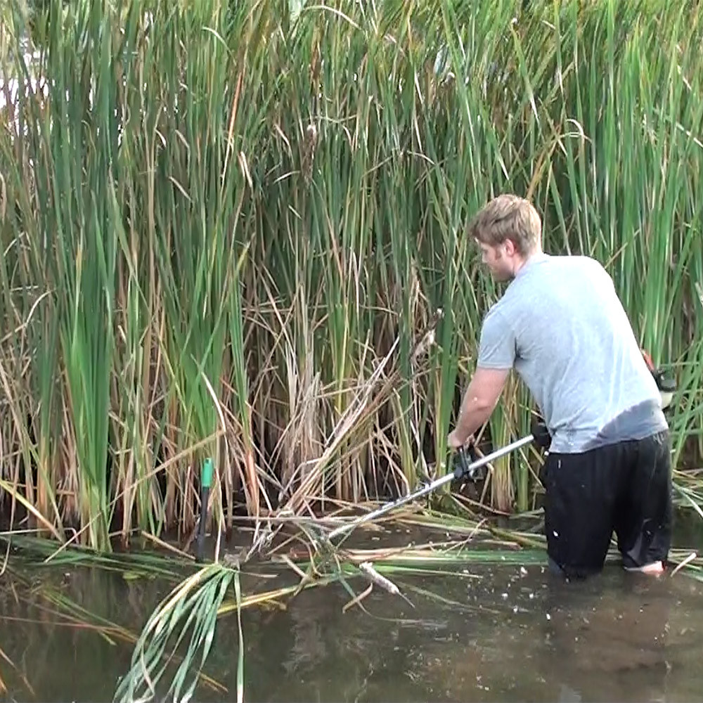 Aquatic Vegetation Groomer | Cattail Cutter | The Weeders Digest