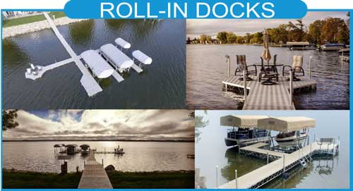 Roll-in Docks | Floating Docks | PWC ports | Marine Accessories