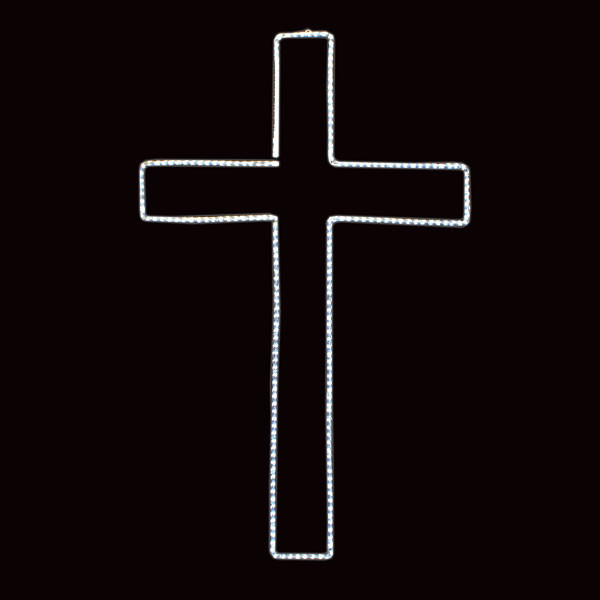 LED Light Up Cross 6 Foot – Majestic Spiritual Decor