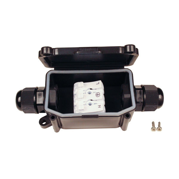 3 Wire Junction Box with Connector – Secure Power Solution