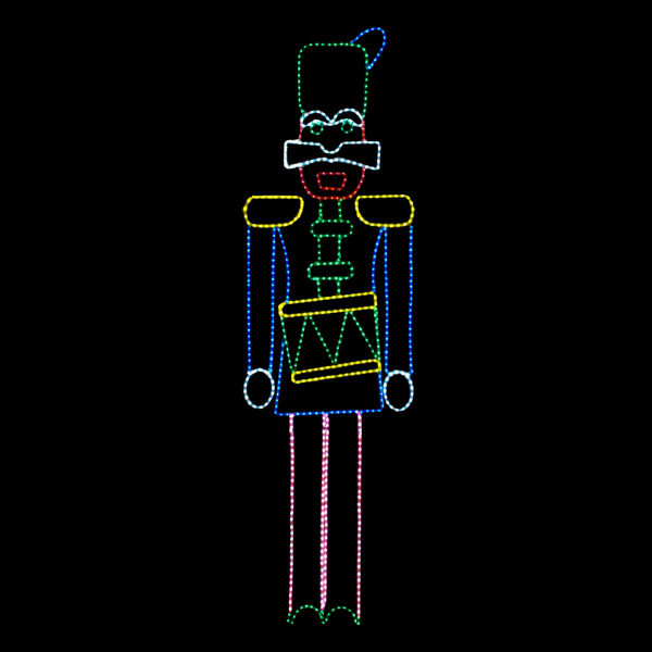 Nutcracker With Drum 9 Foot – Grand Holiday Decor