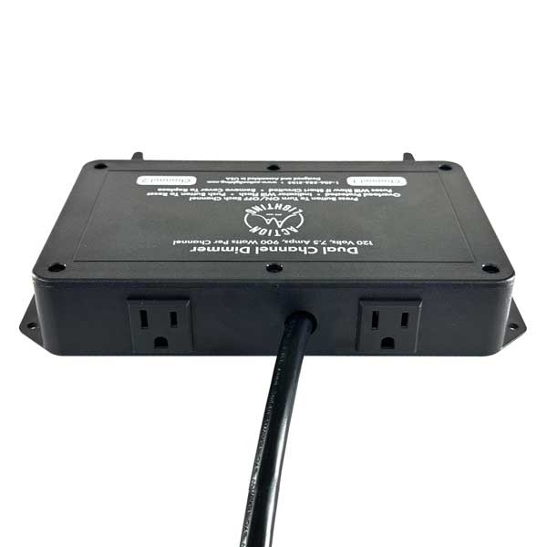 2 Channel 15 Amp Dimmer W/ Overcurrent Protection