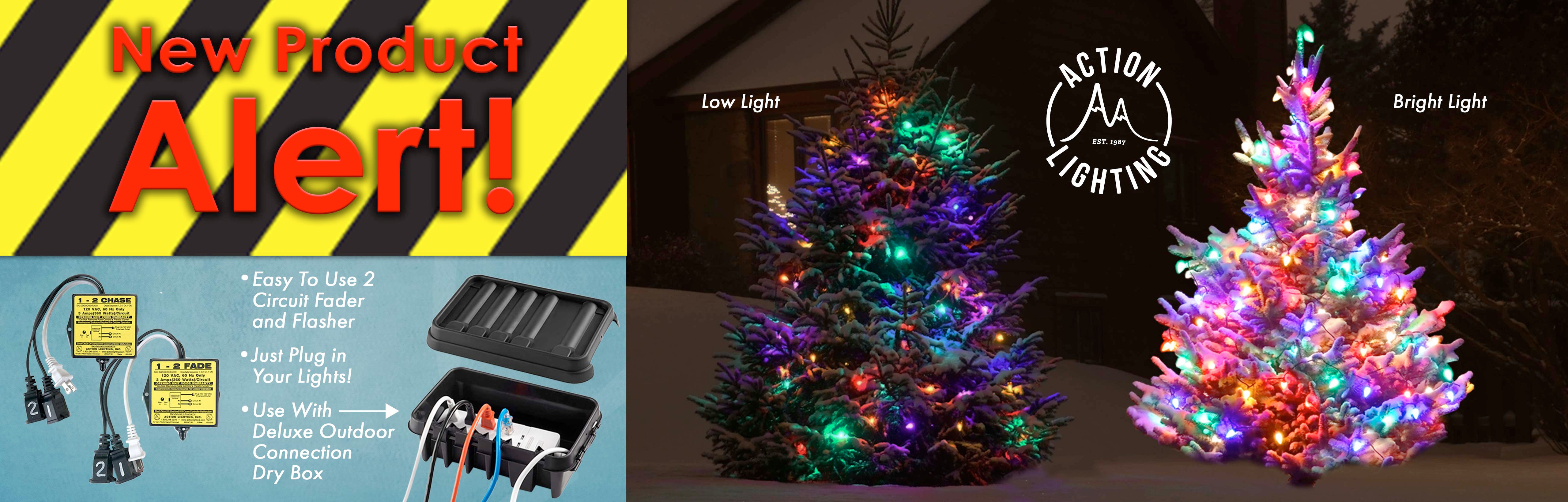 Home & Commercial Holiday Light Supplier | Action Lighting
