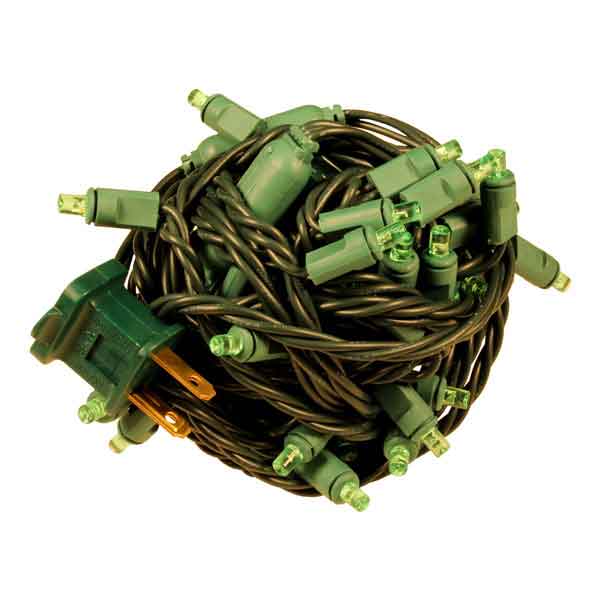 25' LED 50 Commercial Grade Wide Angle 5mm Mini Light Set - Speedy ...