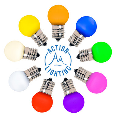 G30 E17 LED Frosted Bulb 25 Per Pack – Bright Lighting