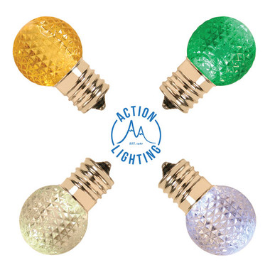G30 E17 LED Faceted Bulb 25 Per Pack –Brilliant Illumination