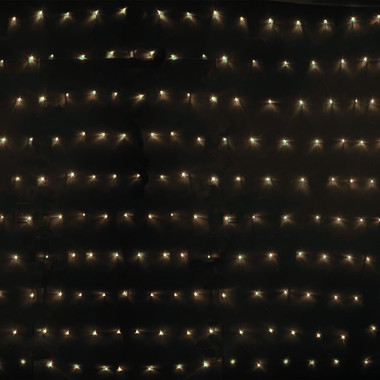 10'w x 6.5'h warm White LED net light Silhouette Motif Display ...