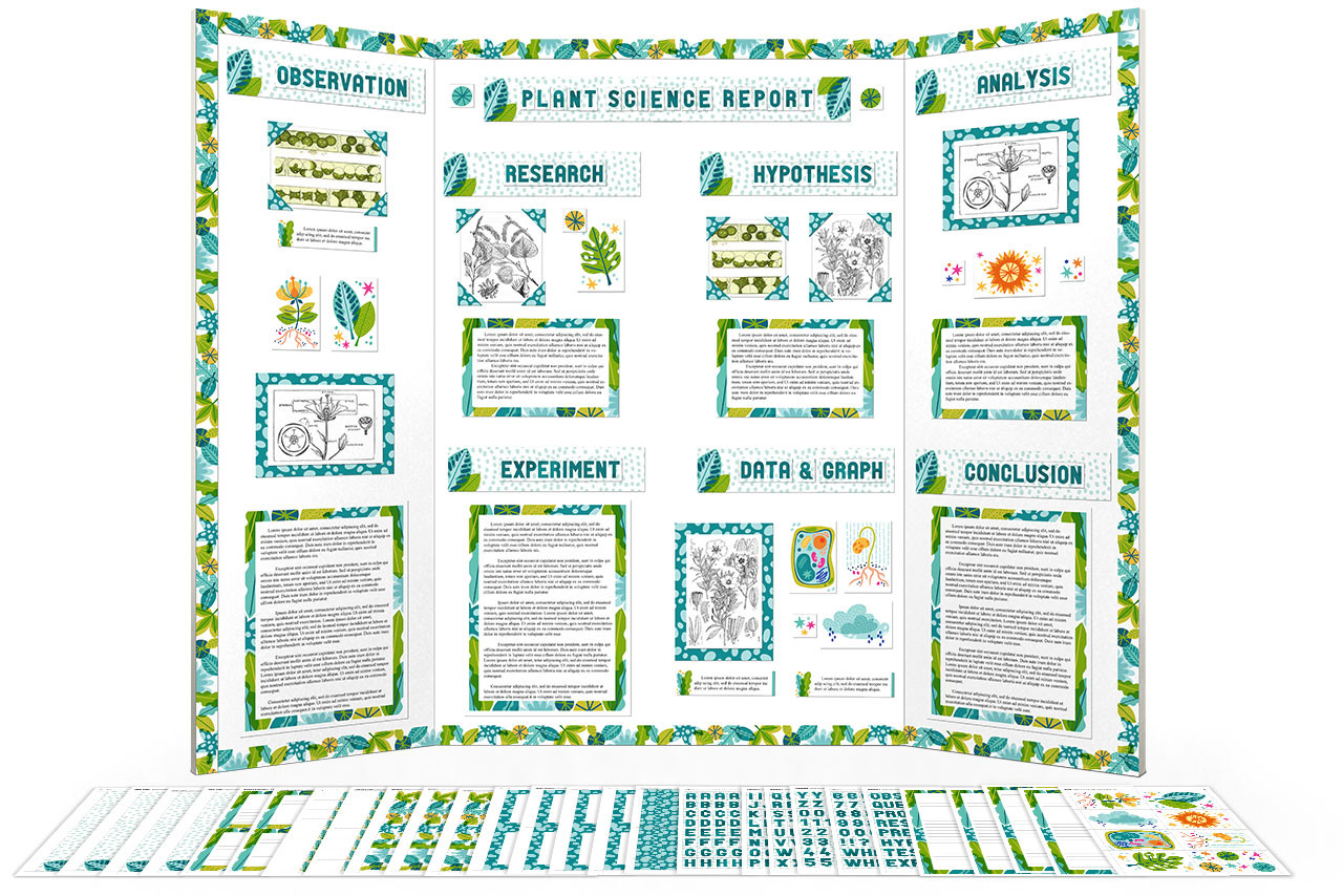 Book Report / Reading Fair Display Board Poster Project Kit - School ...