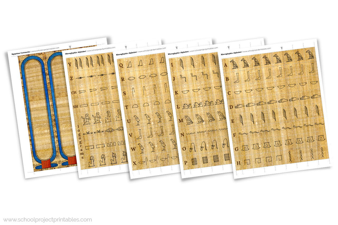 Ancient Egypt Project Display Board Poster Kit (Printable) - School ...