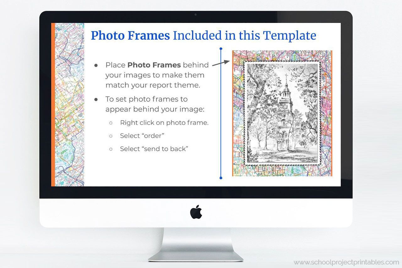 Iowa State PowerPoint Template Theme - School Project Printables
