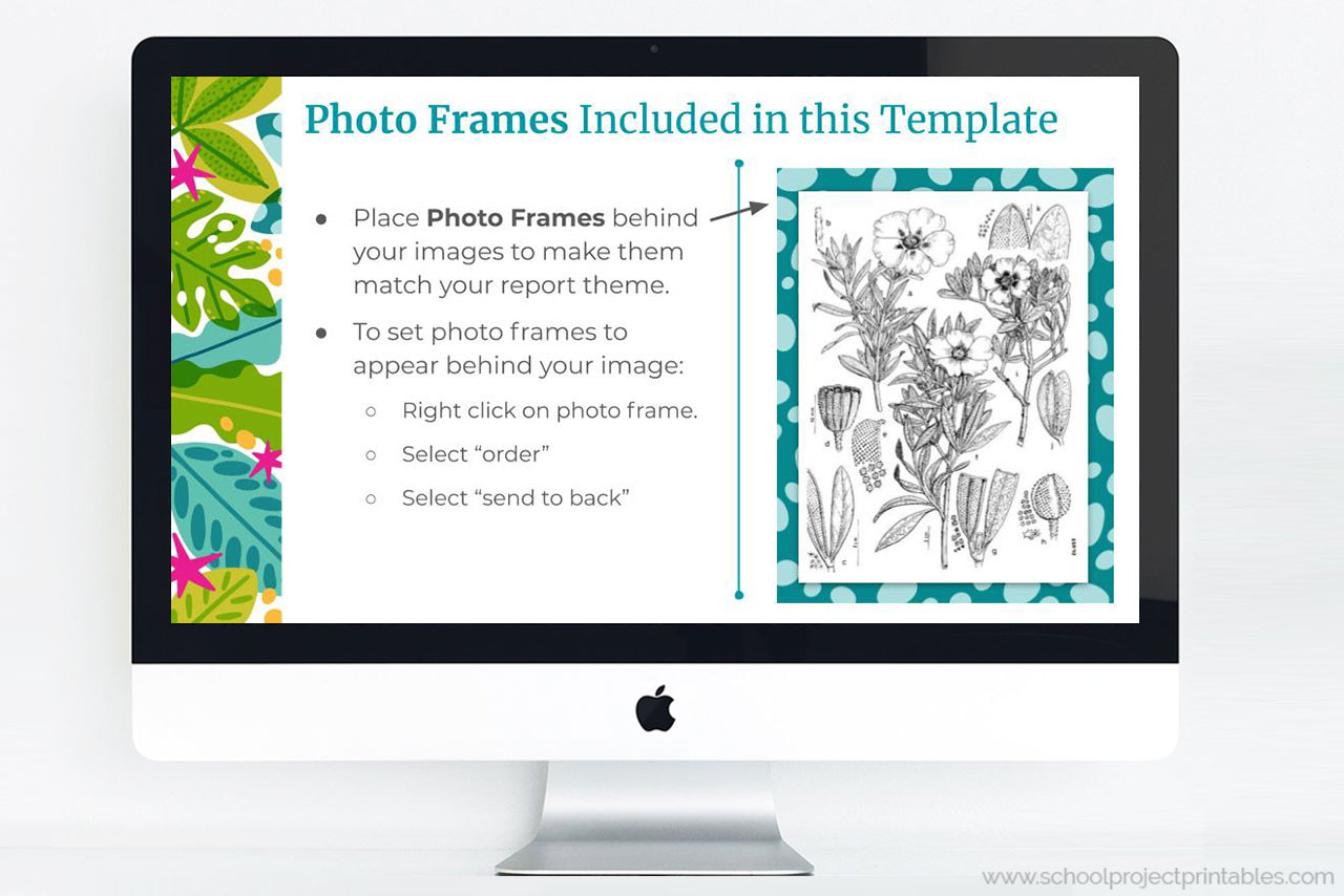 Plant Science Science Fair - PowerPoint Template Theme - School Project ...