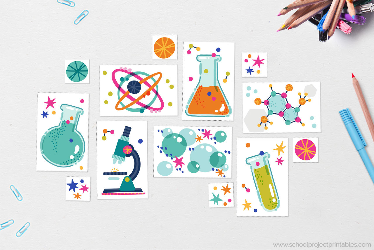 Chemistry Science Fair - Display Board Poster Project Kit - School ...