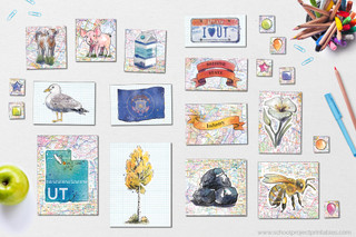 Utah State Display Report Display Board Poster Project Kit - School ...