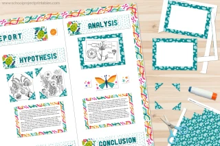 Biology Science Fair - Display Board Poster Project Kit - School ...