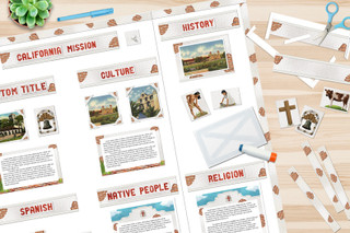 California Missions Display Board - Project Tutorial - School Project ...