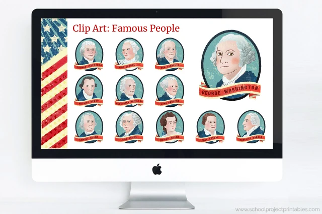 American Revolution PowerPoint Template Theme - School Project Printables