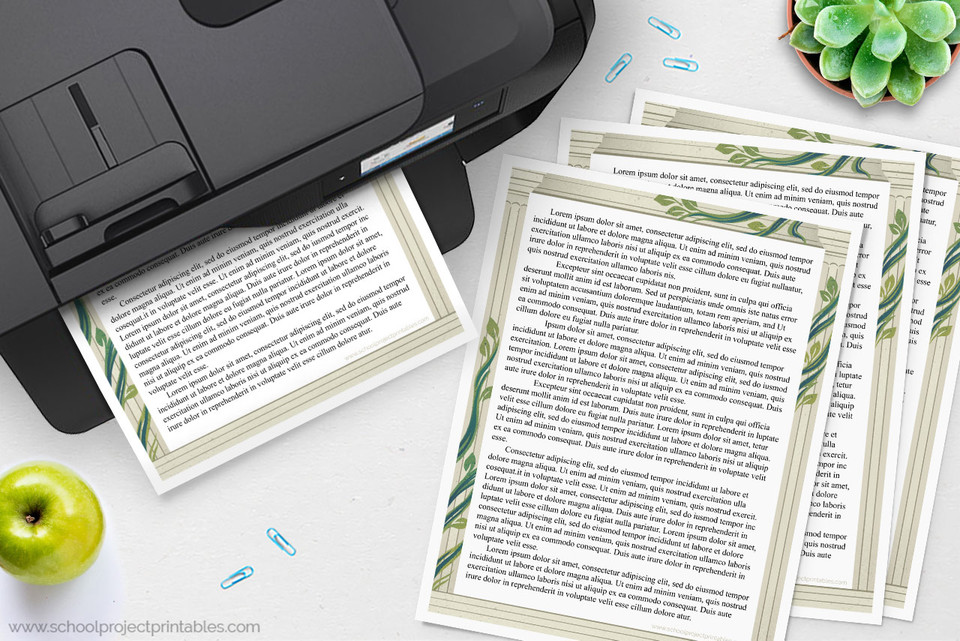 Ancient Rome Writing Templates - Paper with Roman Column Border ...