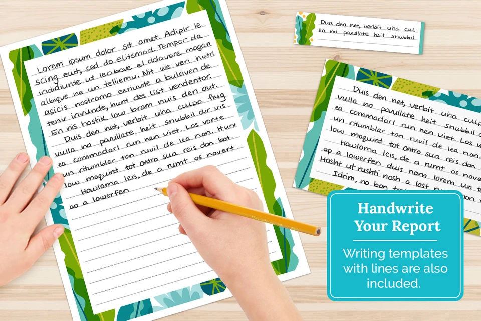 Plant Science Fair - Display Board Poster Project Kit - School Project ...