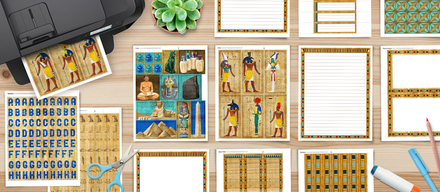 School Project Printables