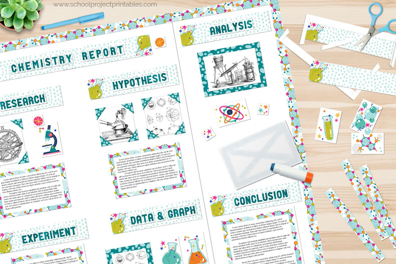 How to Make a Science Fair Display Board - For Chemistry Projects ...