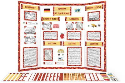 Germany Display Board Poster Project Kit - School Project Printables