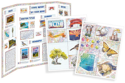 Arizona State Report Display Board Poster Project Kit - School Project ...