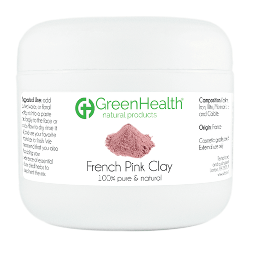 French Pink Clay Powder | GreenHealth Clays & Butters | Wholesale ...