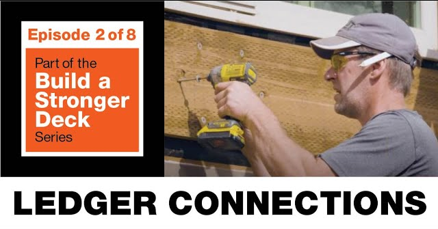 Deck Ledger Connections - Framing Fasteners