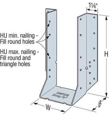 HU210-2 SIMPSON STRONG-TIE Framing Fasteners