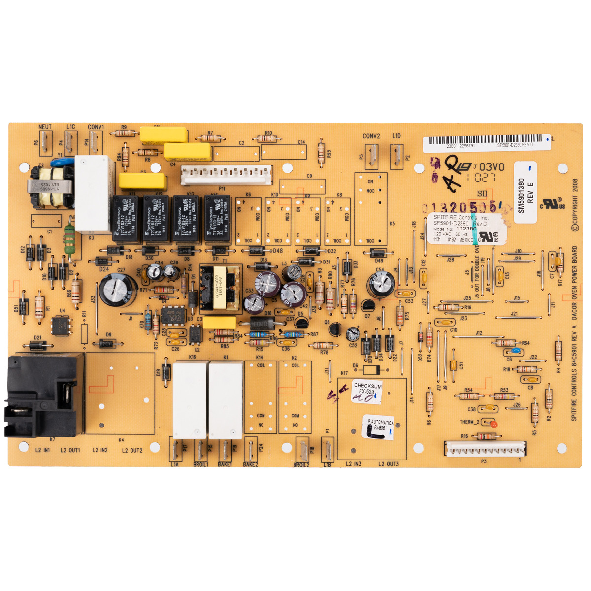 102377 Dacor Oven/Range Control Board Repair Service