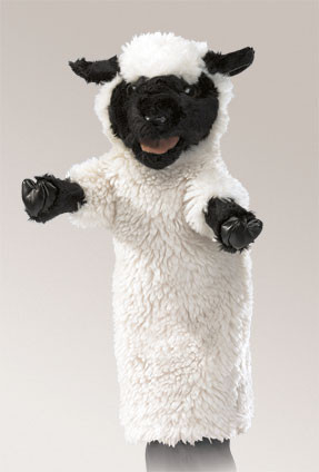 Folkmanis Black Faced Sheep Stage Puppet