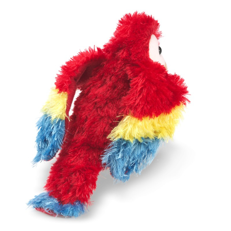 Folkmanis Puppet Mini Scarlet Macaw