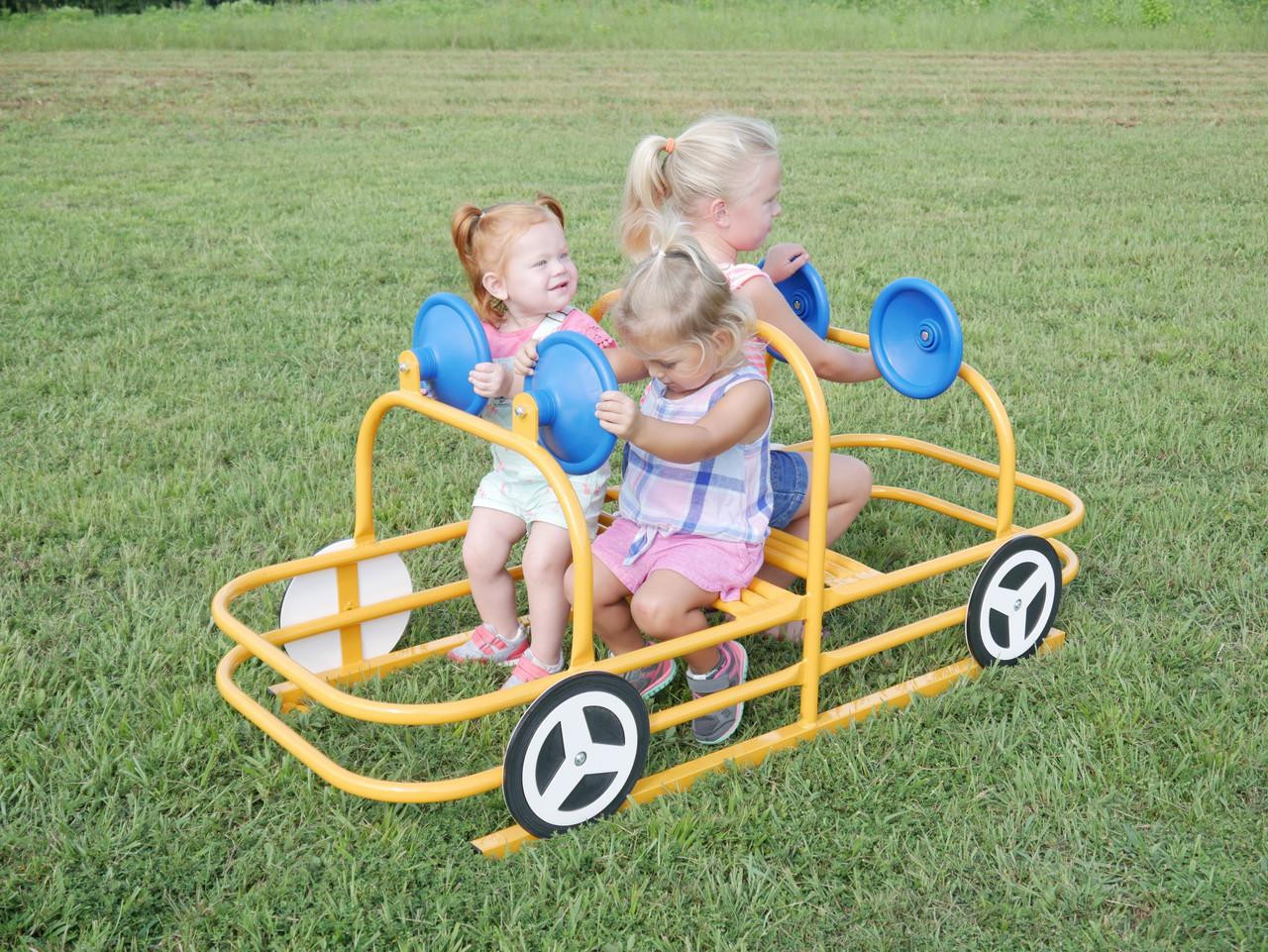 Playground Passenger Car - Open-Concept Ride-On Play Vehicle