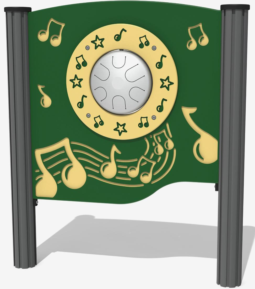 Genius Maker Musical Tongue Drum Outdoor Play Panel
